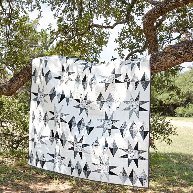 Diamonds are a girl’s best friend! The Black Diamonds Quilt is elegant ...