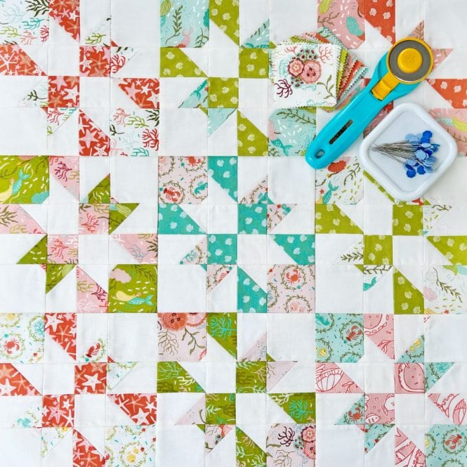 Some of our quilty friends made the quilt, and you can see their Charm Pack Crispies quilts ...