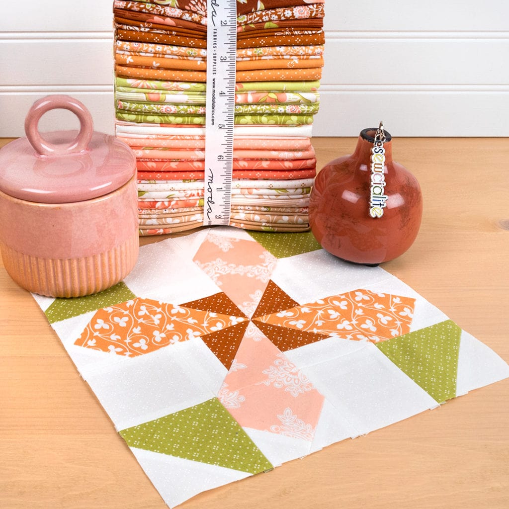 You can join Kimberly for a live sewing tutorial of the Perennial Block ...