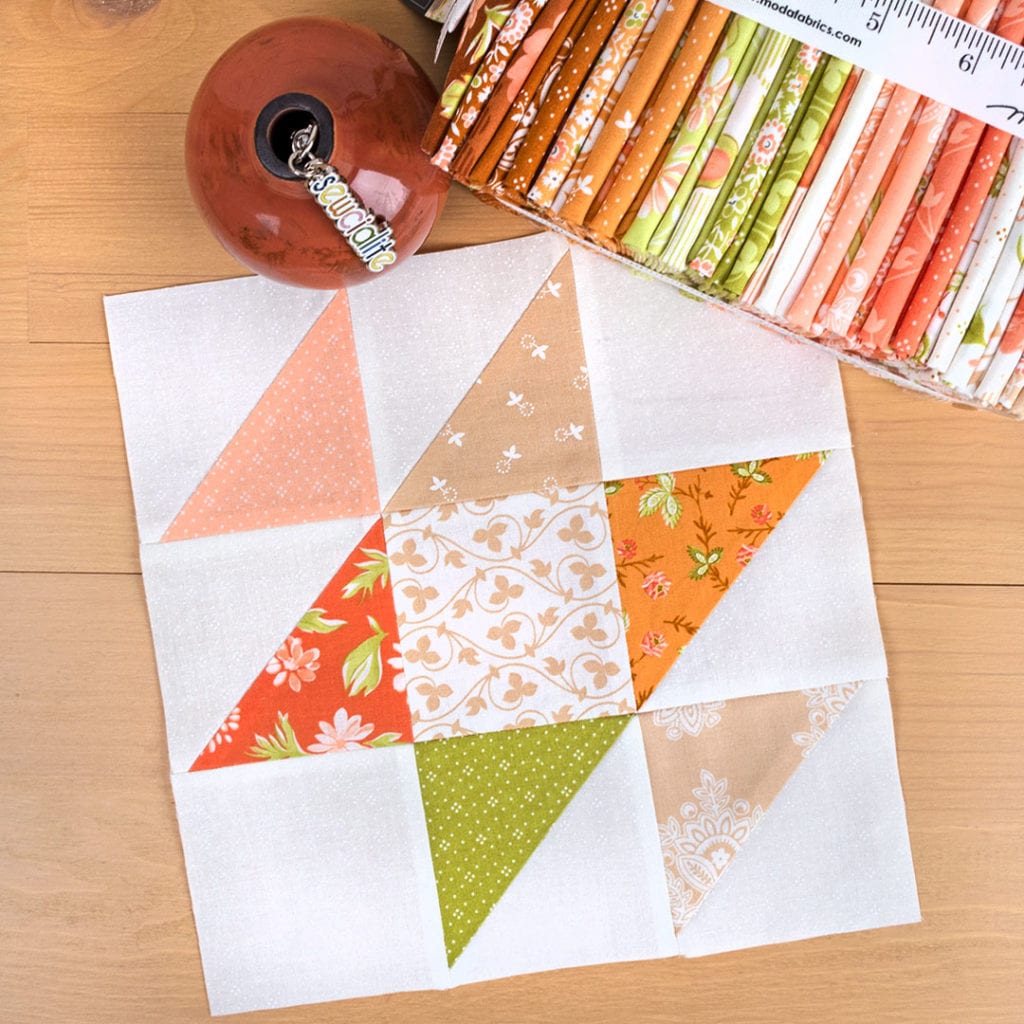 You can join Kimberly for a live sewing tutorial of the Flirty Block ...