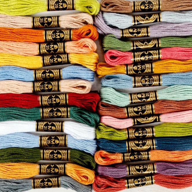 How do I read a cross stitch pattern?