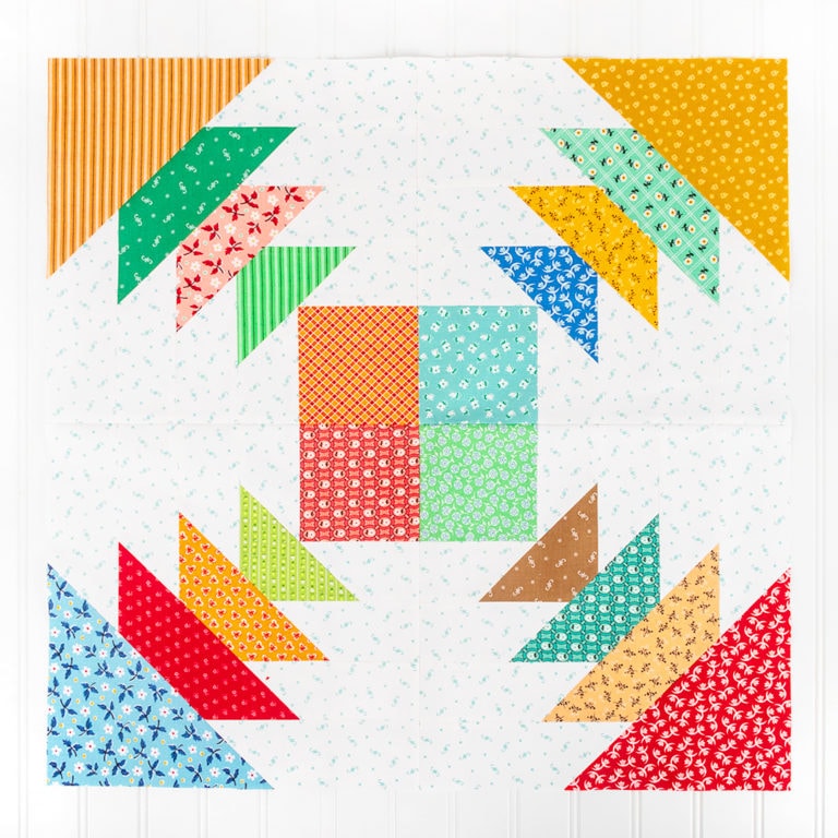 We love how bright the Scrap Apple Block is and can’t wait to see yours!