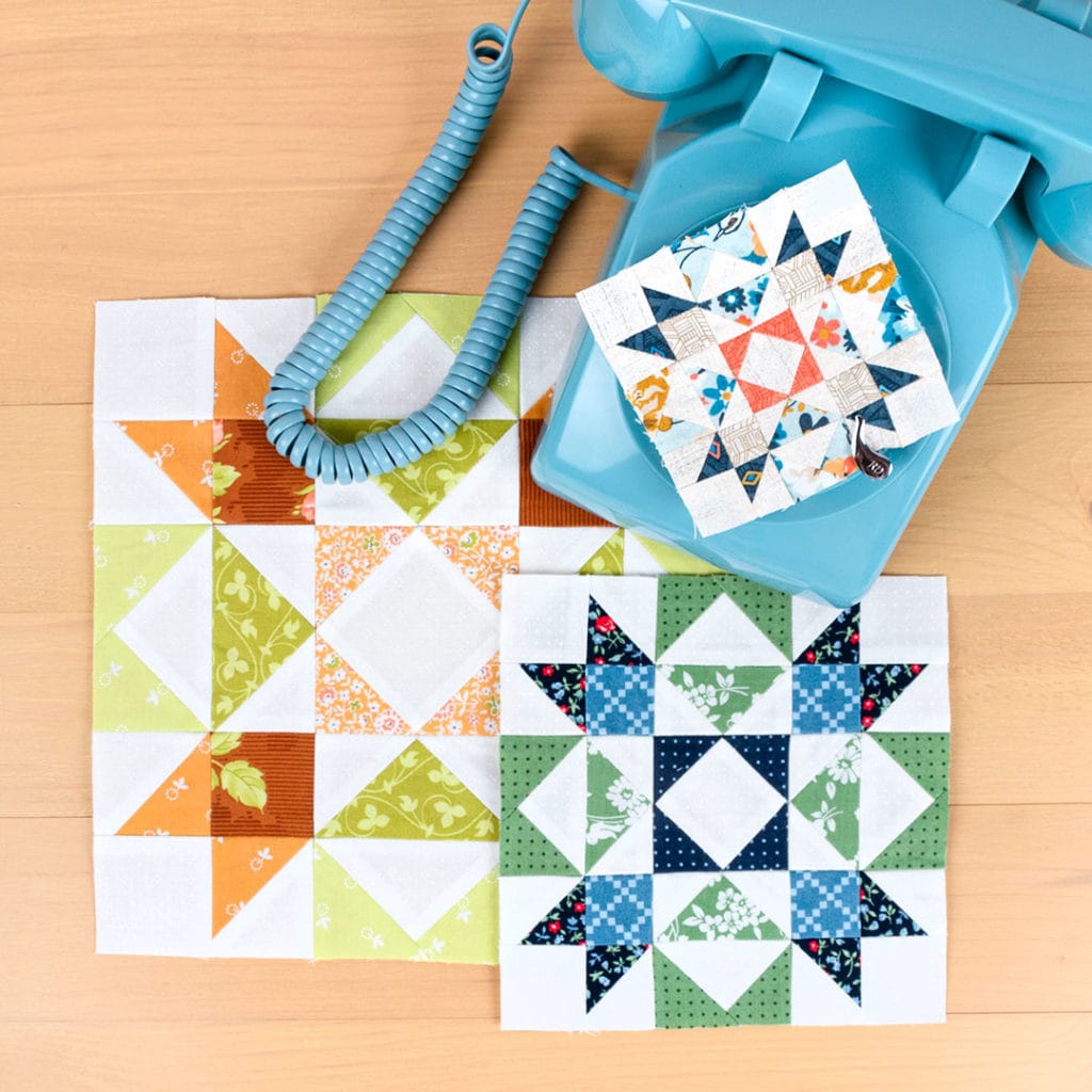 You can join Kimberly for a live sewing tutorial of the Flourish block ...