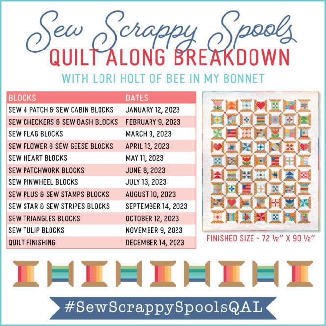 During the quilt along, we won’t be providing any tutorials (the full instructions are all in ...