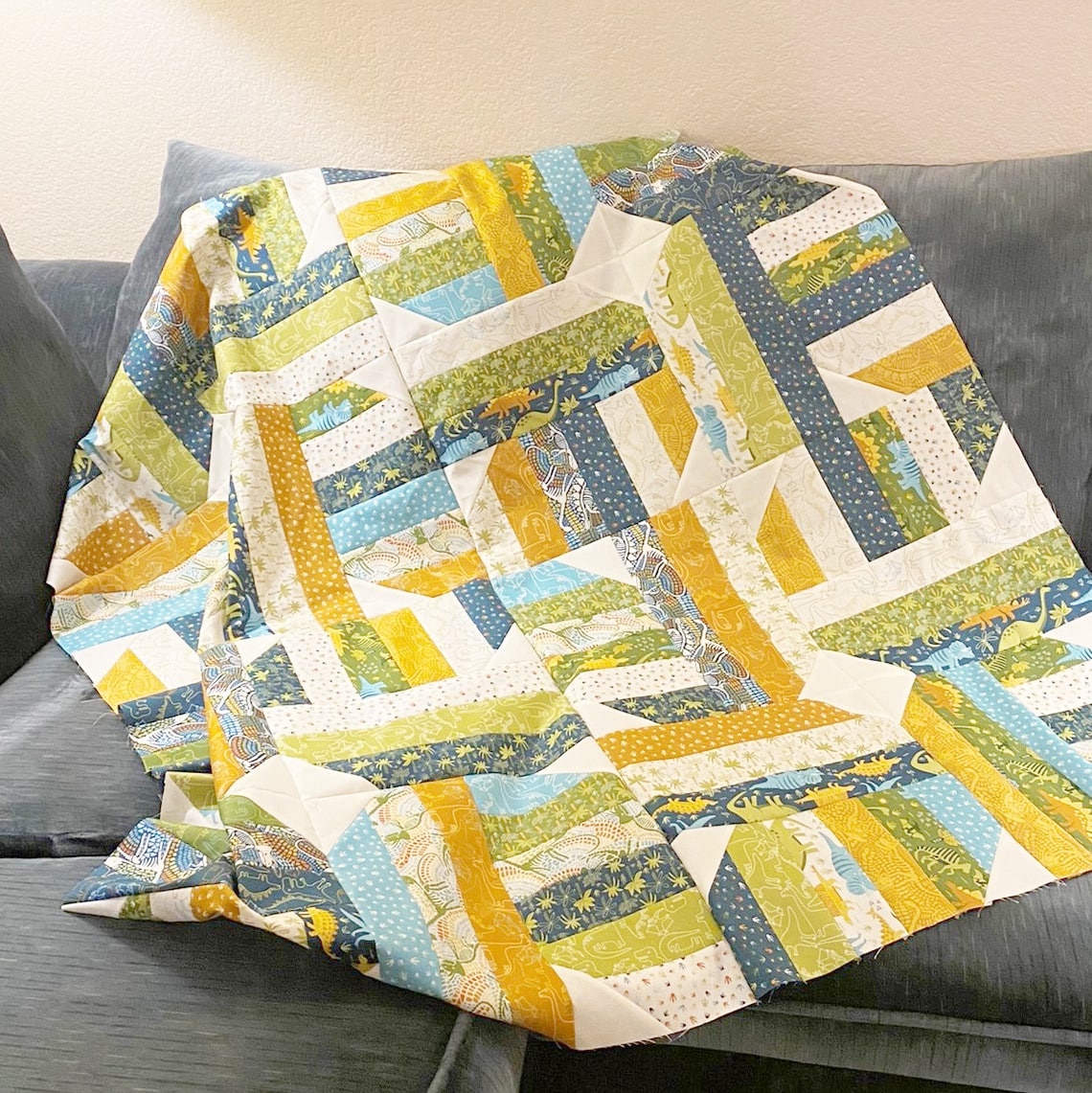 Some of our quilty friends are sewing along; you can see their quilts ...