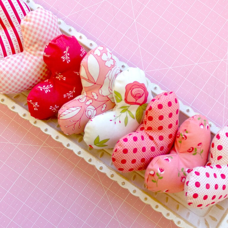Repeat the above steps to make as many hearts as you like.