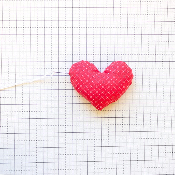 Repeat the above steps to make as many hearts as you like.