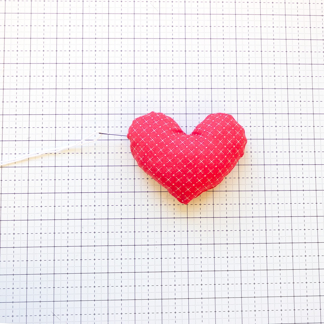 Repeat the above steps to make as many hearts as you like.