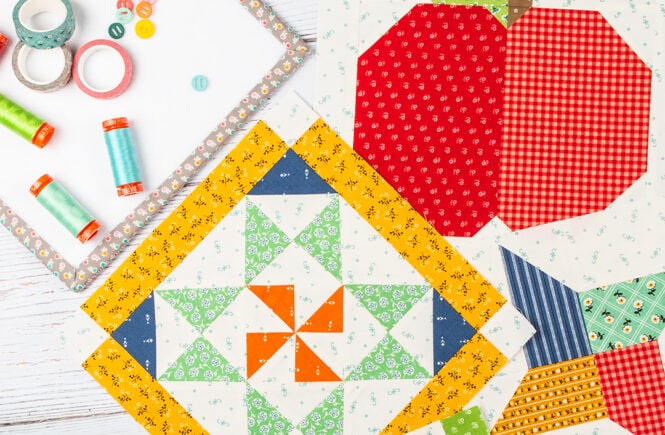 It’s the fourth month of the Scrappiness is Happiness Quilt Along . We’re sew happy to see more ...