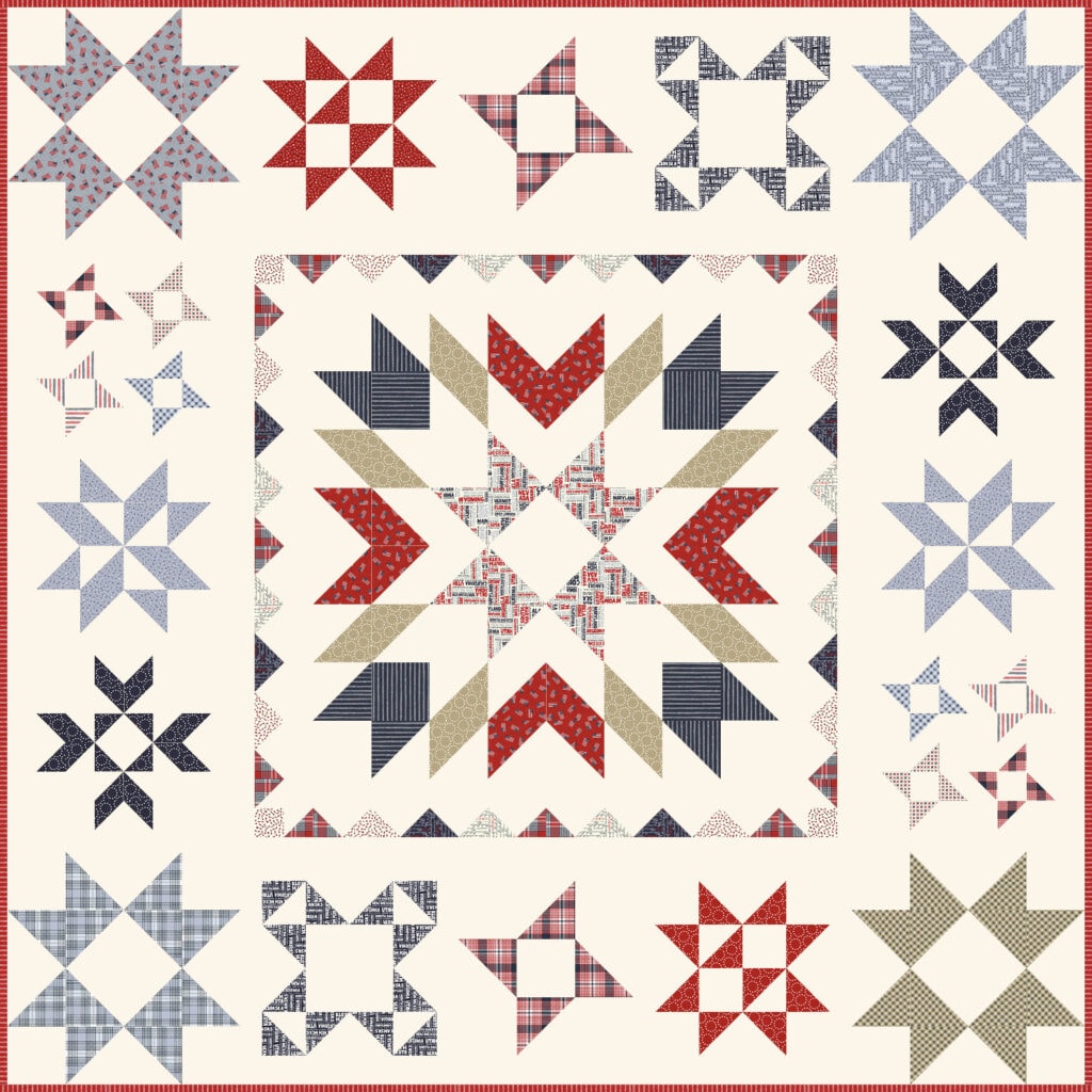The Triangle on a Roll Quilt Along will take place over seven weeks ...