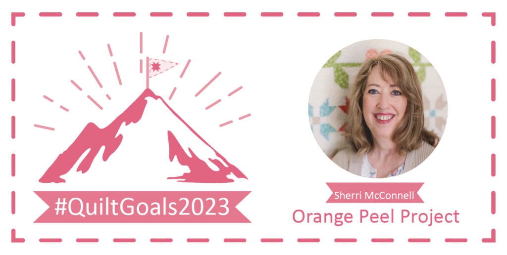 Making a Pillow with Orange Peel Units