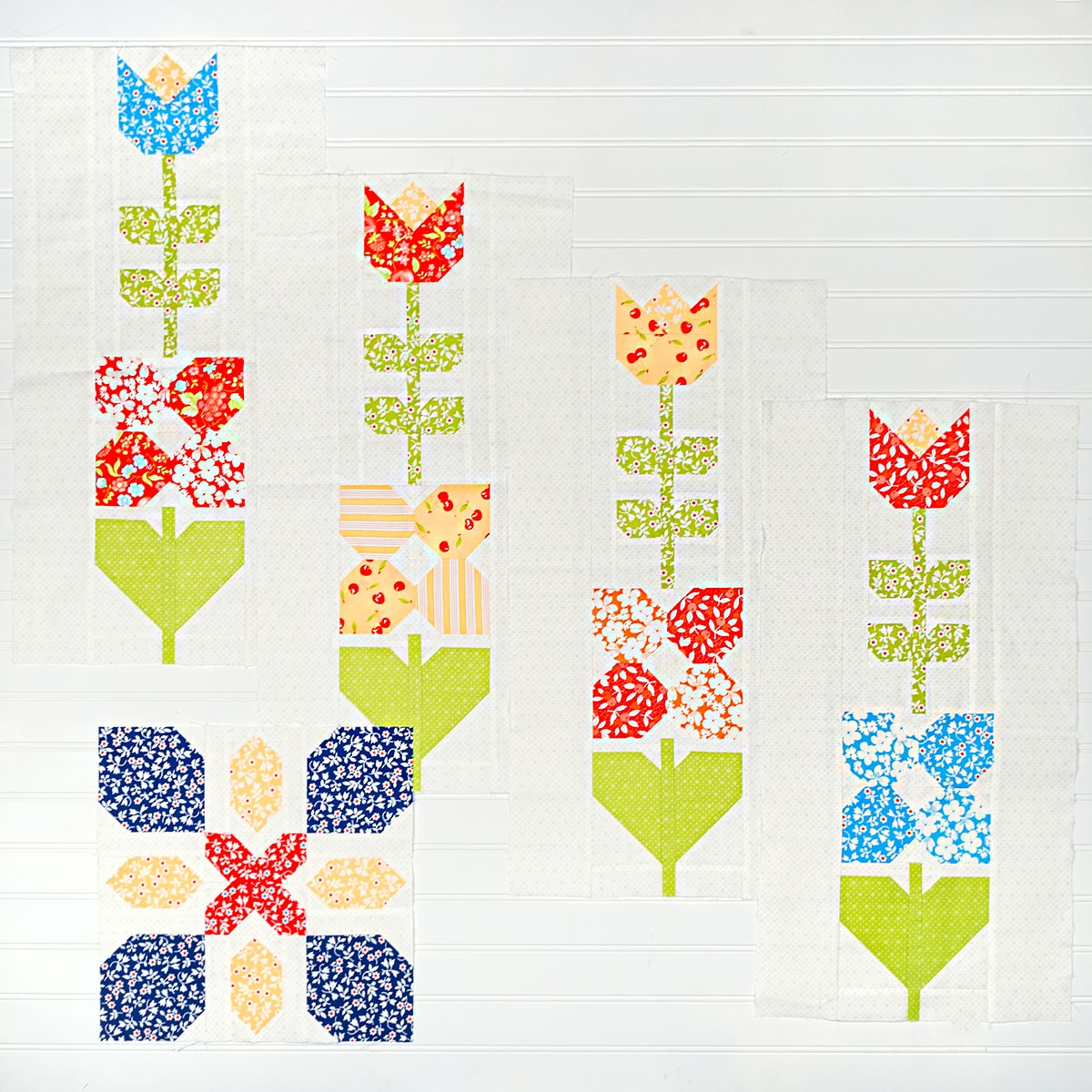 Blocks from our Quilty Staffers!