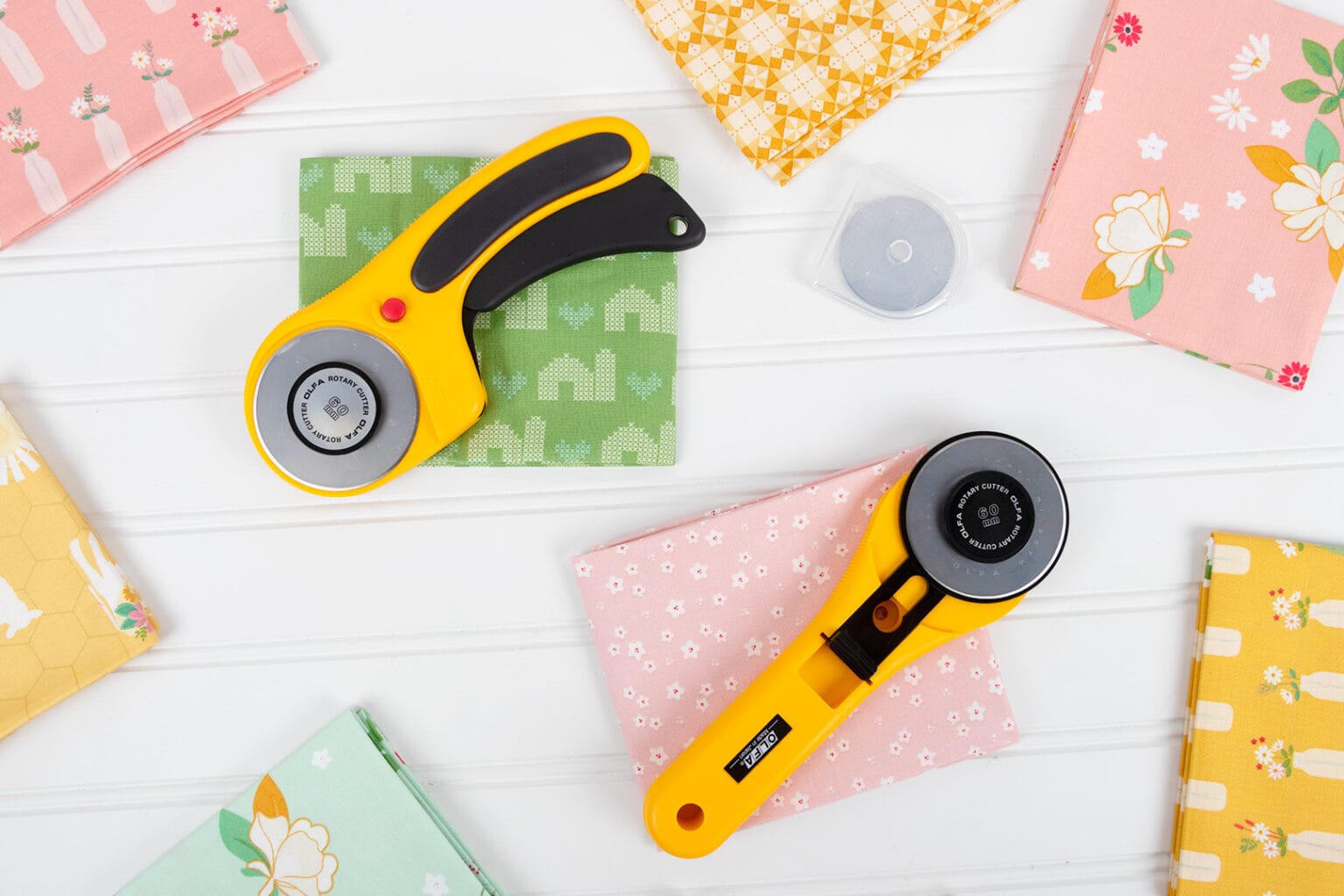 Like the other Olfa Rotary Cutters, it comes in a classic shape and an ...