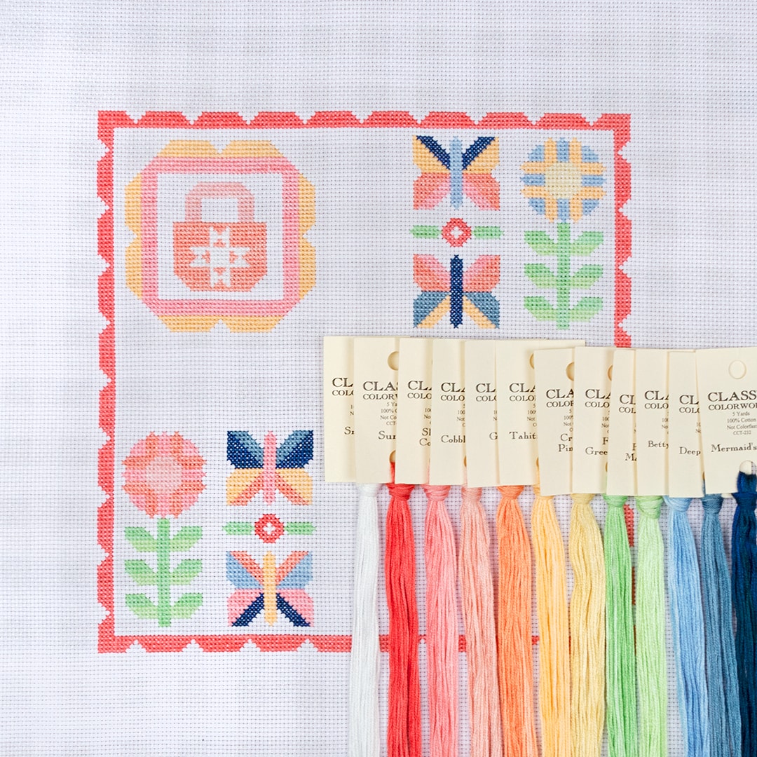 A companion cross stitch design is back again this year as part of the Bountiful Stitch Along ...