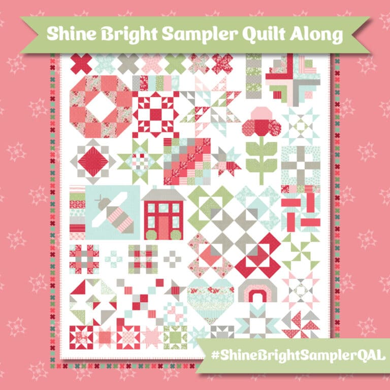 GET THE SHINE BRIGHT SAMPLER FABRIC REQUIREMENTS