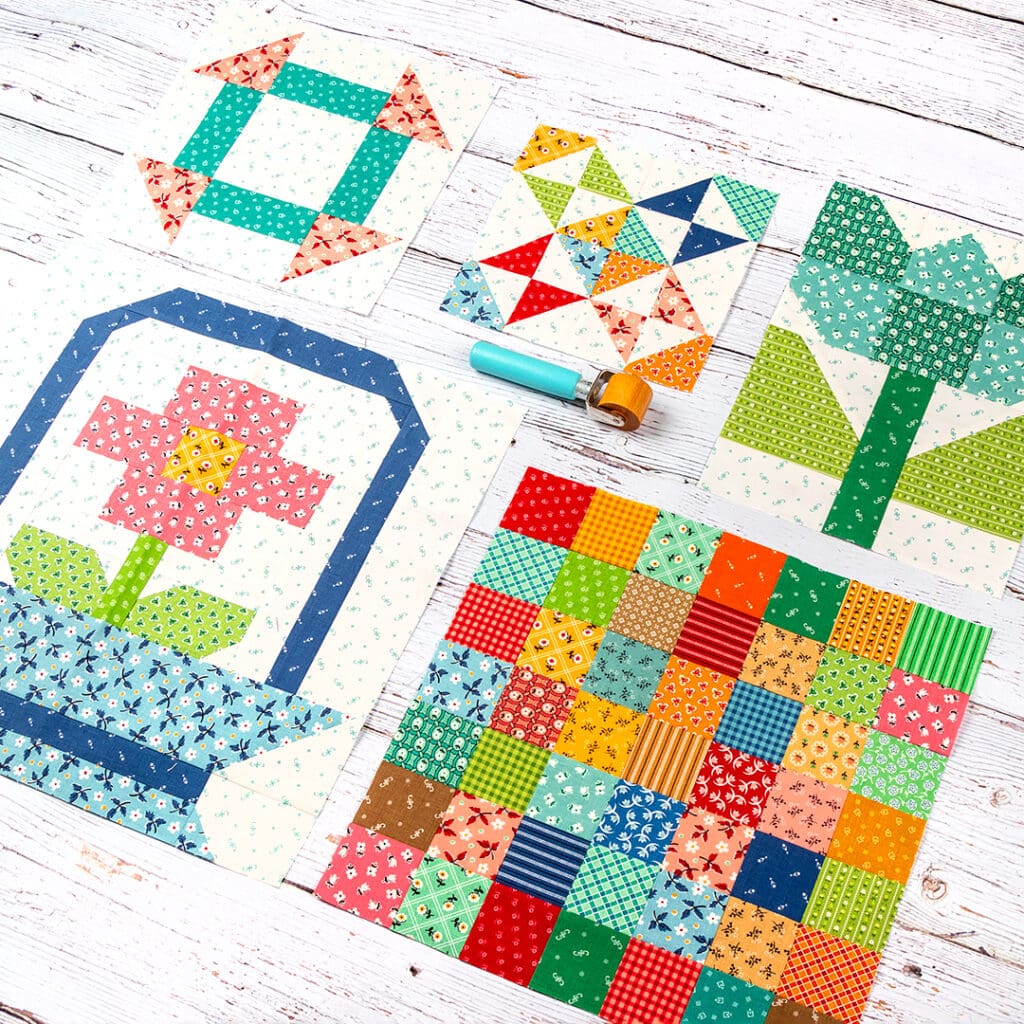 After 32 weeks of sewing for the Scrappiness is Happiness Quilt Along ...