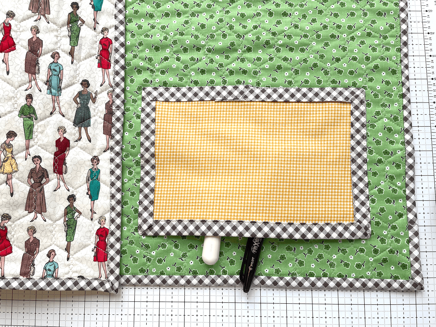 Align placement on the mat where you think it will work best. I placed ...