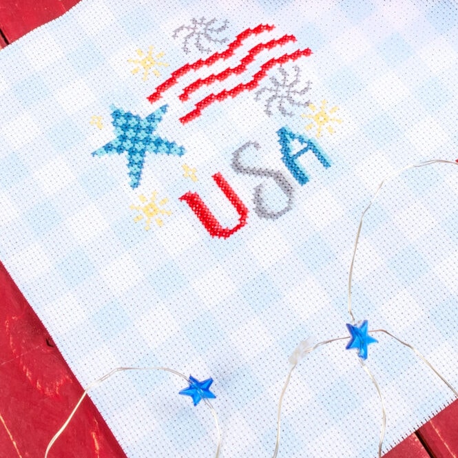 USA from Proud to Be an American by Little Stitch Girl Kimberly’s Blue ...