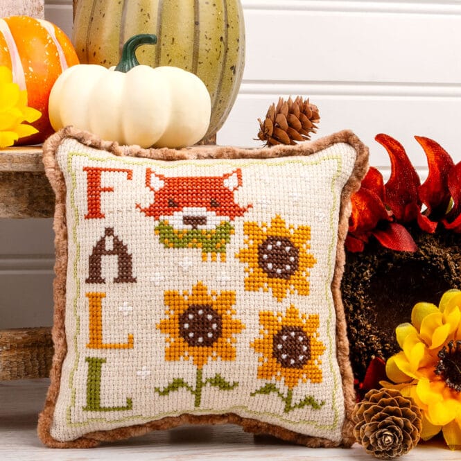 Fall Forever Simply Stamps Downloadable PDF Cross Stitch Pattern by Fat ...