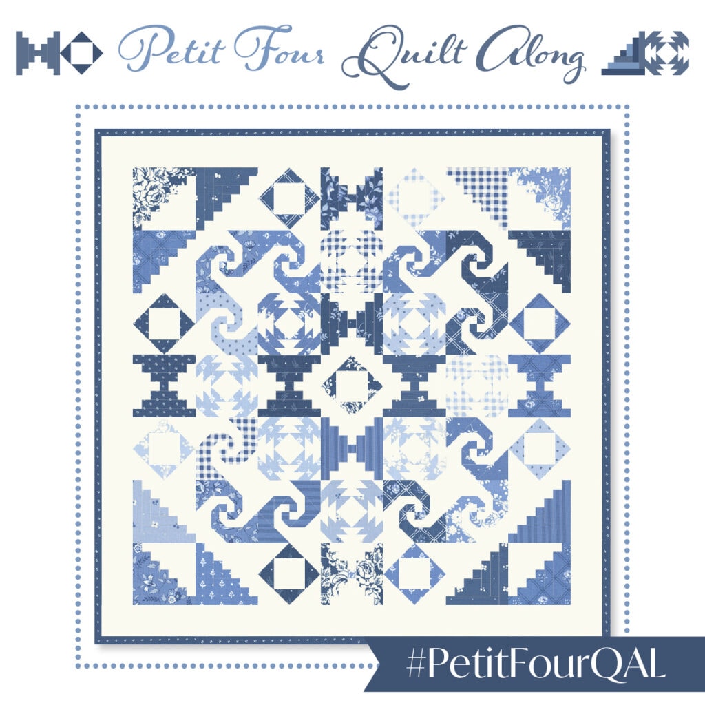 We are sewing the 4″ Petit Four Quilt blocks each month from October ...