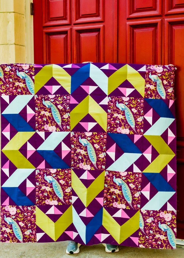 Some of our quilty friends are sewing along. You can see their projects ...