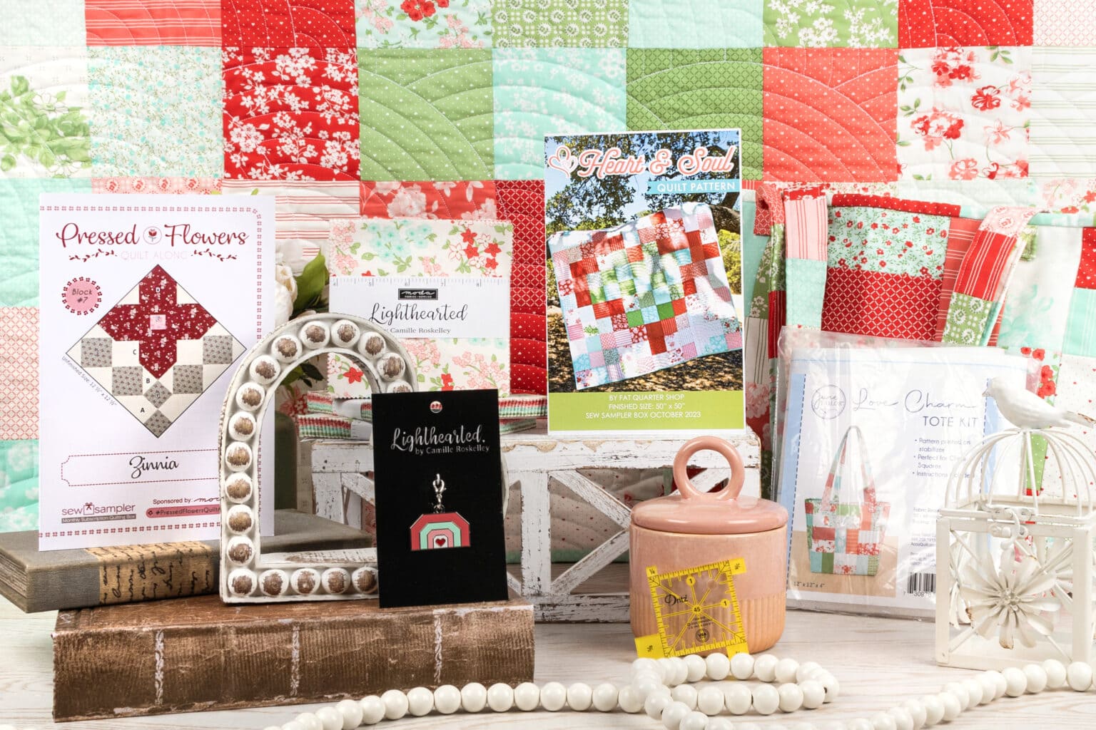 3 Lighthearted Charm Packs by Camille Roskelley for Moda Fabrics