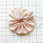 6. Fill the cushion with poly-fil or stuffing until it’s the fullest it ...