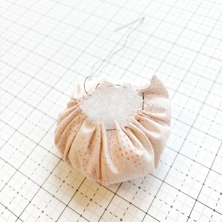 7. Once you’re satisfied, stitch the opening closed in several ...