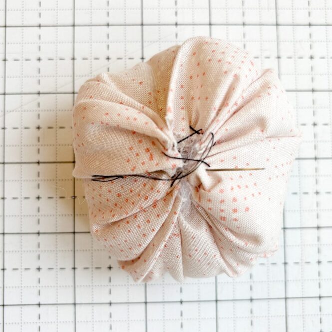 Your cushion is all done and ready for the final step!