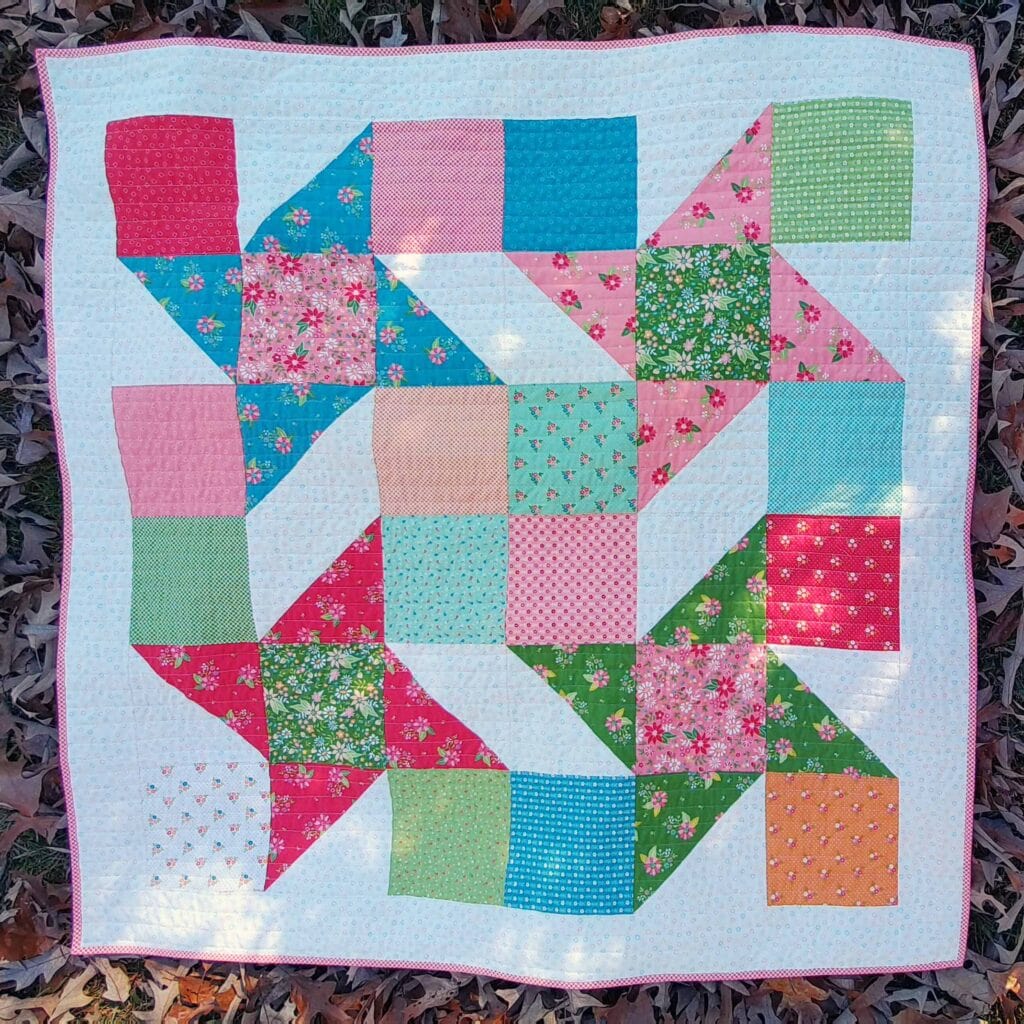 Some of our quilty friends are sewing along, you can see their quilts ...