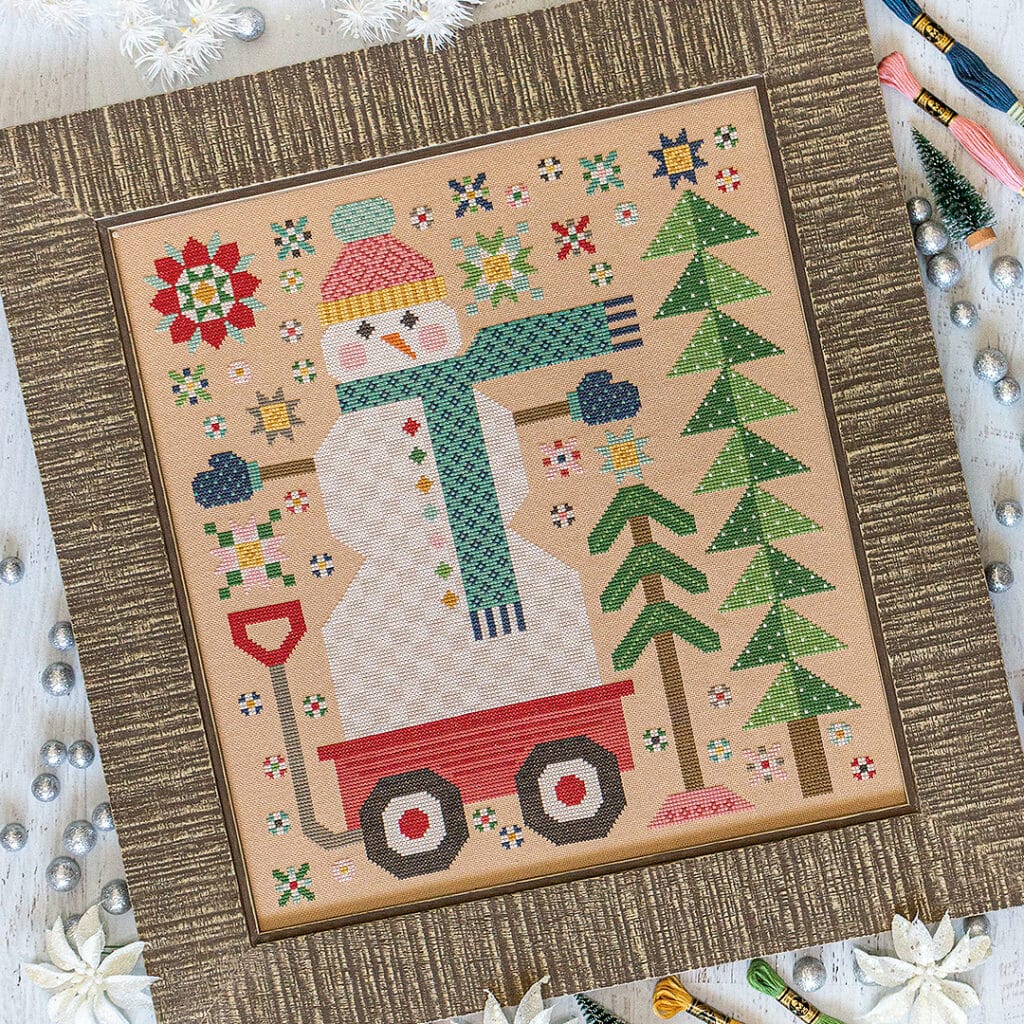 Announcing The Quilted Snowman Quilt Along and Stitch Along!