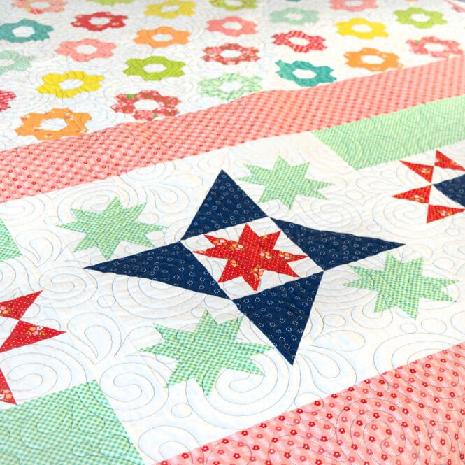 If you want to sew your Moonbeams Quilt with different fabrics ...