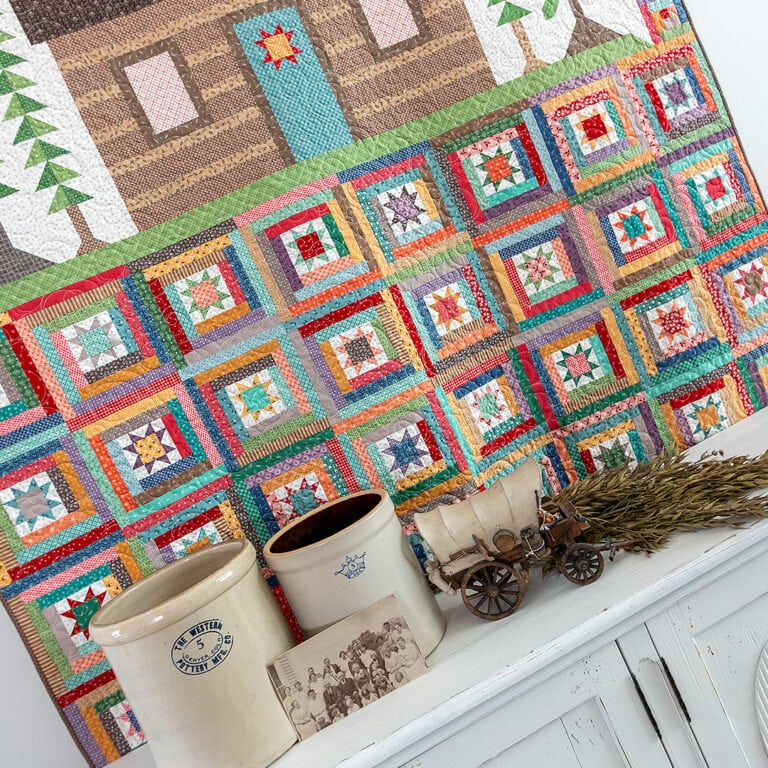 Trees with Stars Tabletopper Fabric Kit