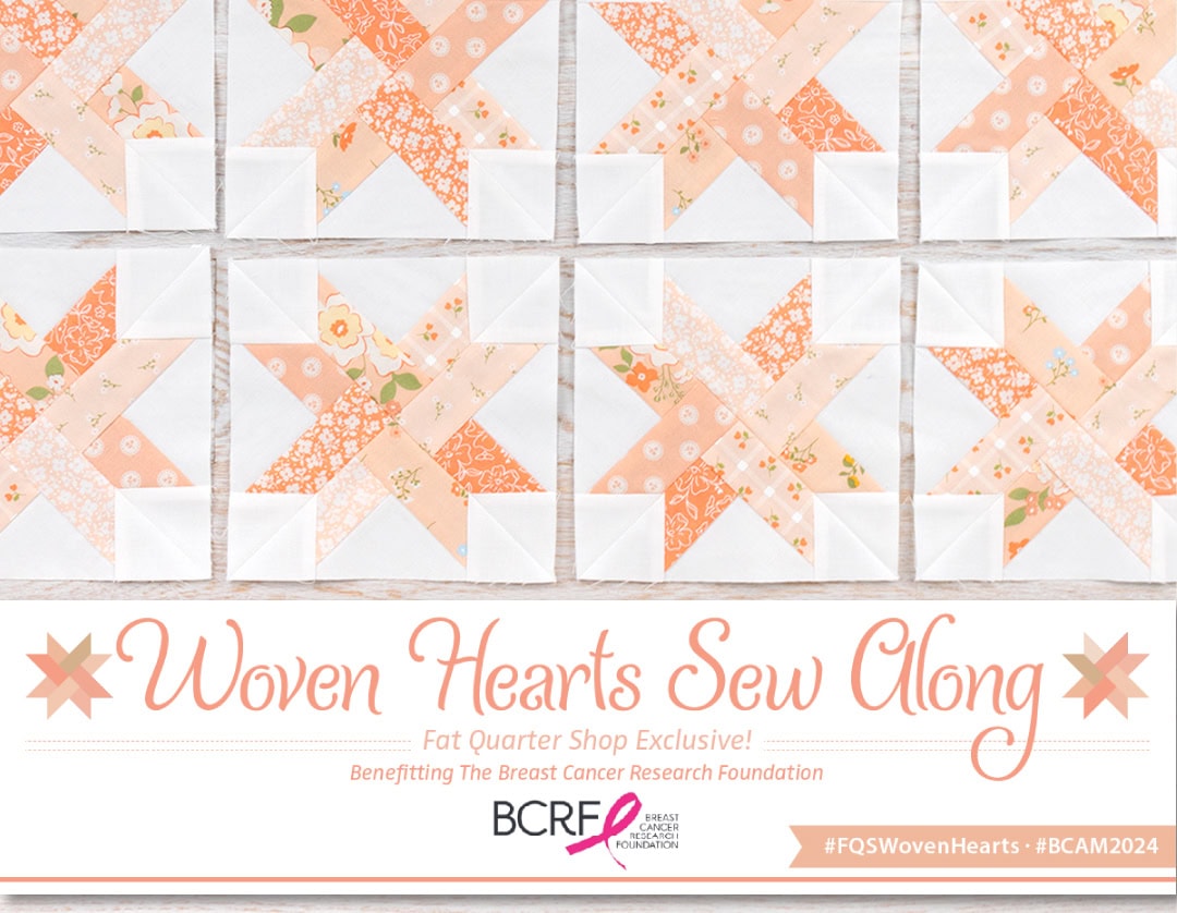 SewPINK and Sew Full of Heart: Woven Hearts Sew Along Kick Off