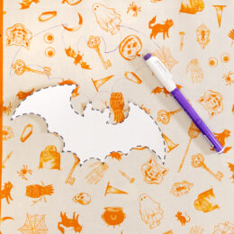 3. Trace and Cut Out Your Bats