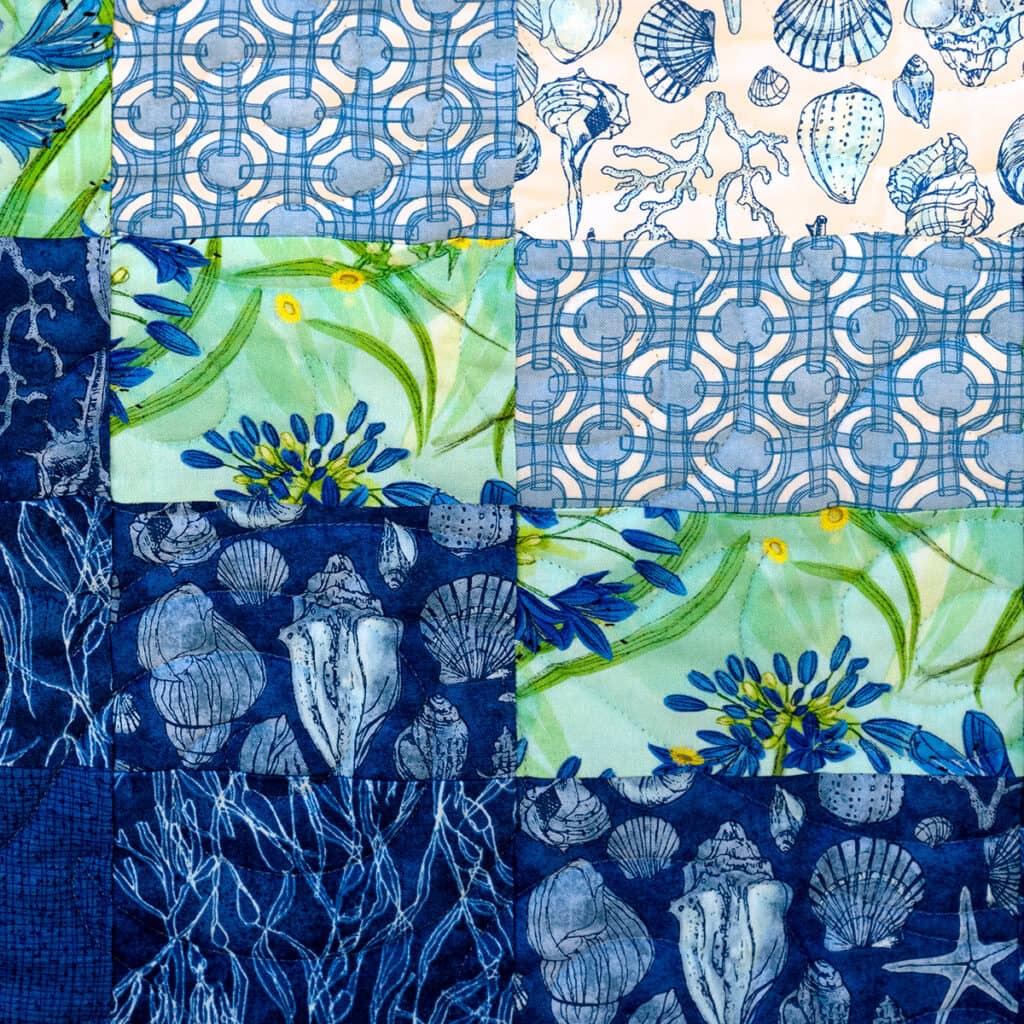 Love quilting tonal designs like these? You can look up fabric by color ...