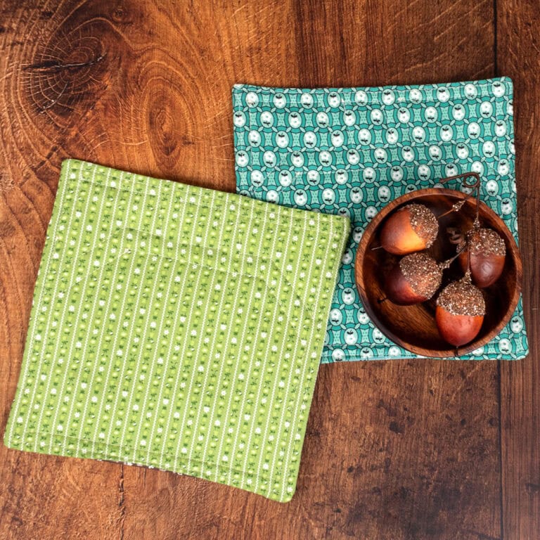 Before flipping, trim the corners for a less bulky finish, and use your ...