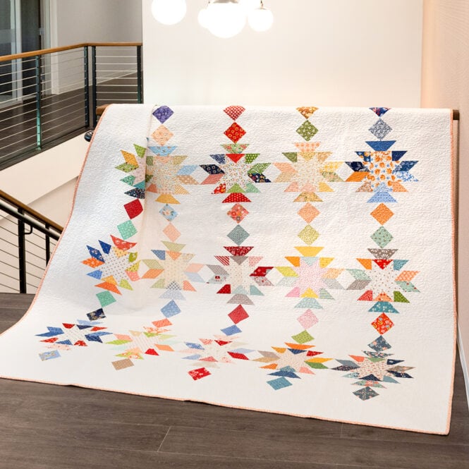 Enchanted Stars 2024 Scrap Quilt Pattern Free PDF by Fat Quarter Shop ...