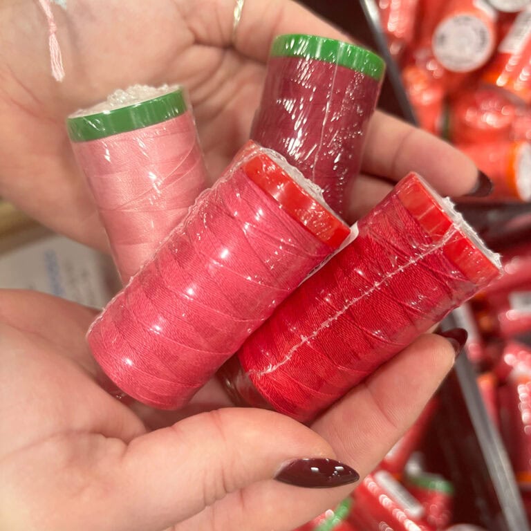Aurifil’s booth was a dazzling display of all their amazing thread, and ...