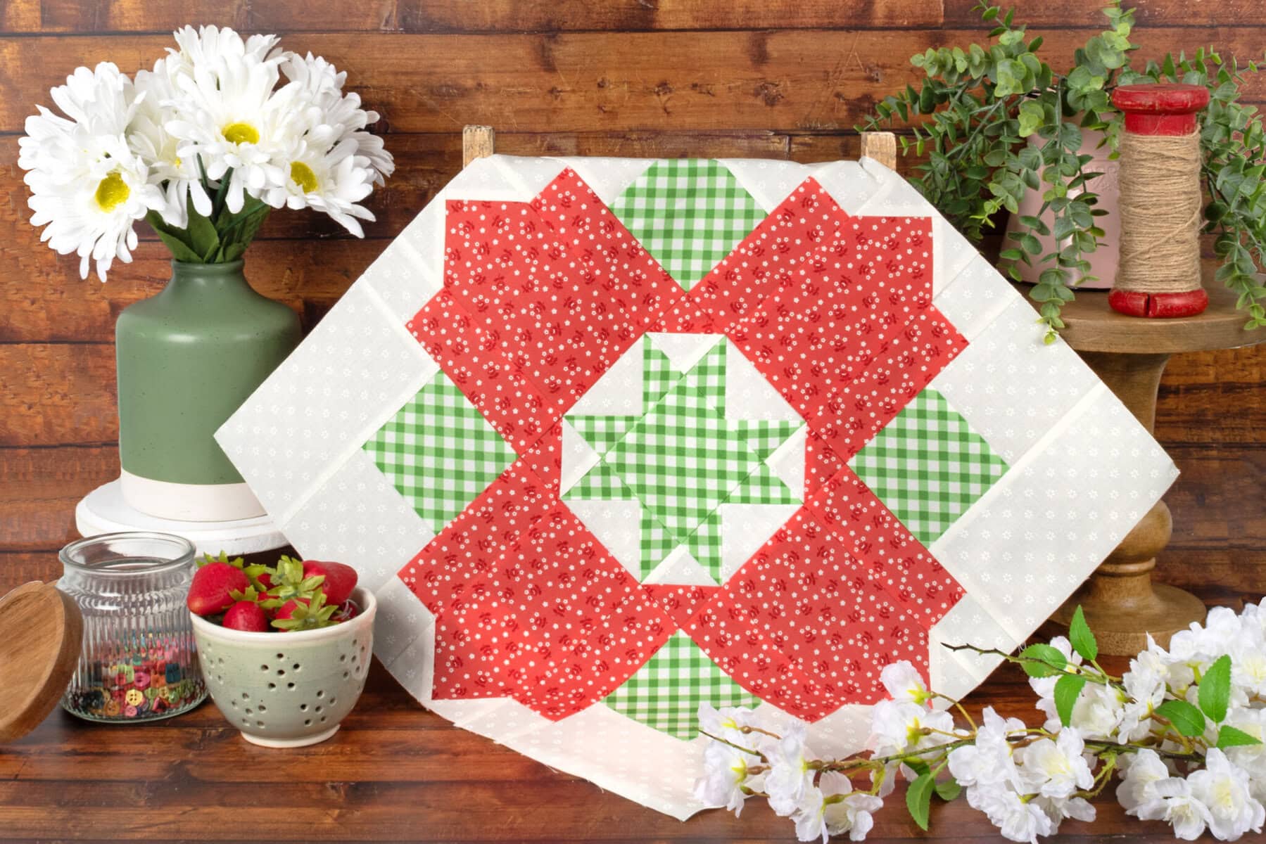 The Flowering Quilt Kit will be available for purchase soon. Sign up to be notified so you don’t ...