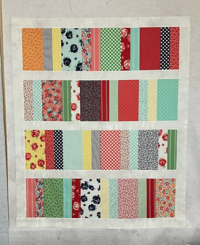 Kathleen sewed hers with the Sacre Bleu Jolly Bar by French General for ...