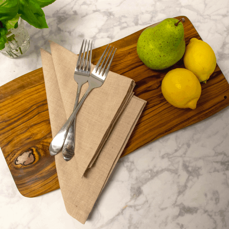 2. How To Sew Napkins with Mitered Corners